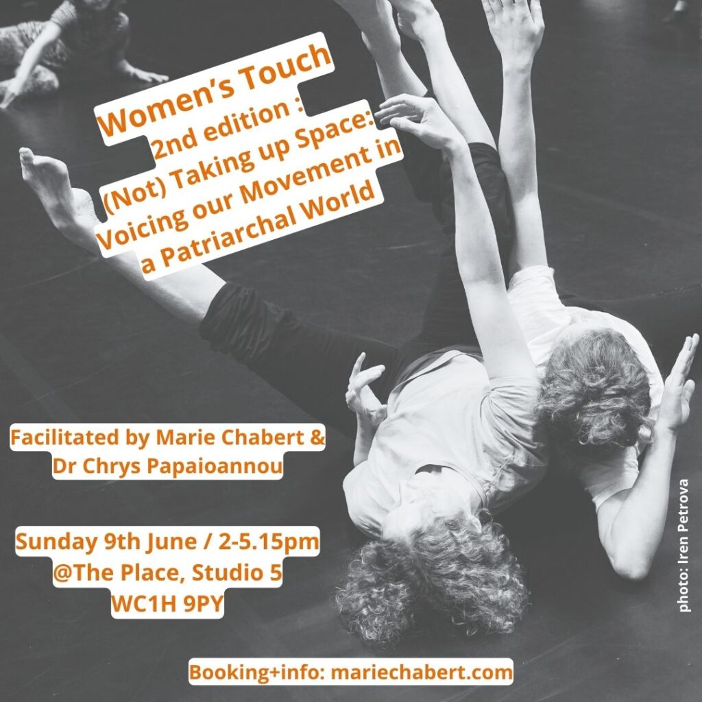 2nd edition of Women’s Touch: (Not) Taking up Space: Voicing our ...